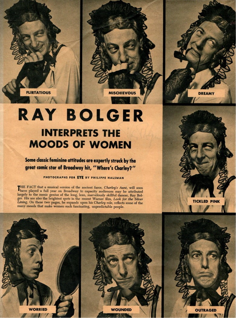 Ray Bolger Signed Autographed Newspaper Photo The Wizard of Oz ...
