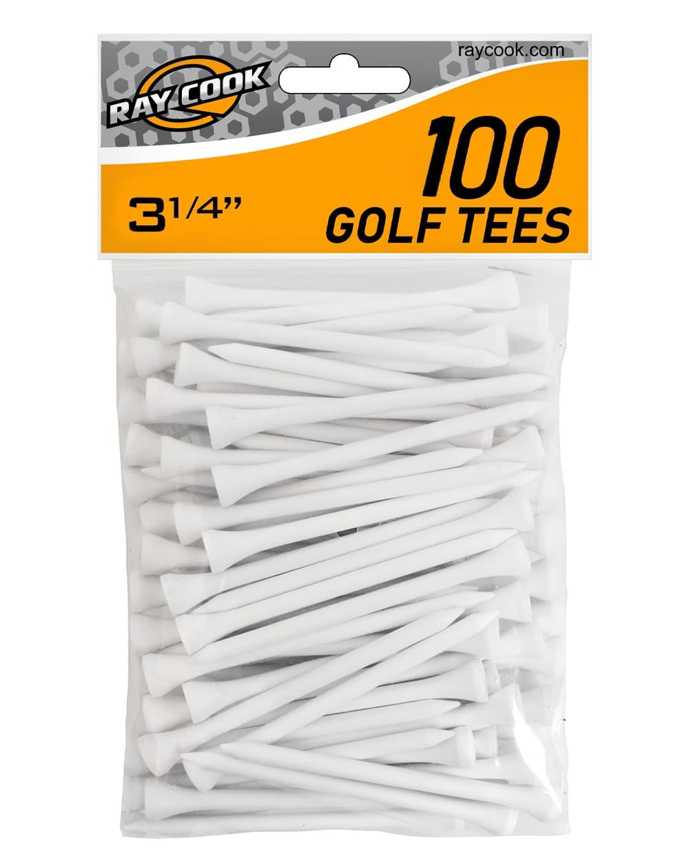 Ray Cook Golf 3 1/4" Tees (100 Pack) 3 1/4 Inch - White [100 Tees ...