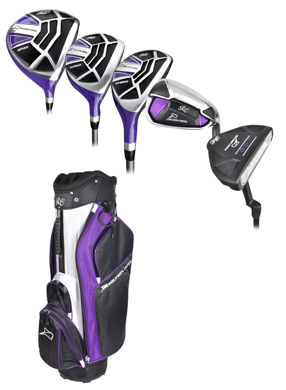 Ray Cook Golf Ladies Silver Ray Complete Set With Bag - Walmart.com