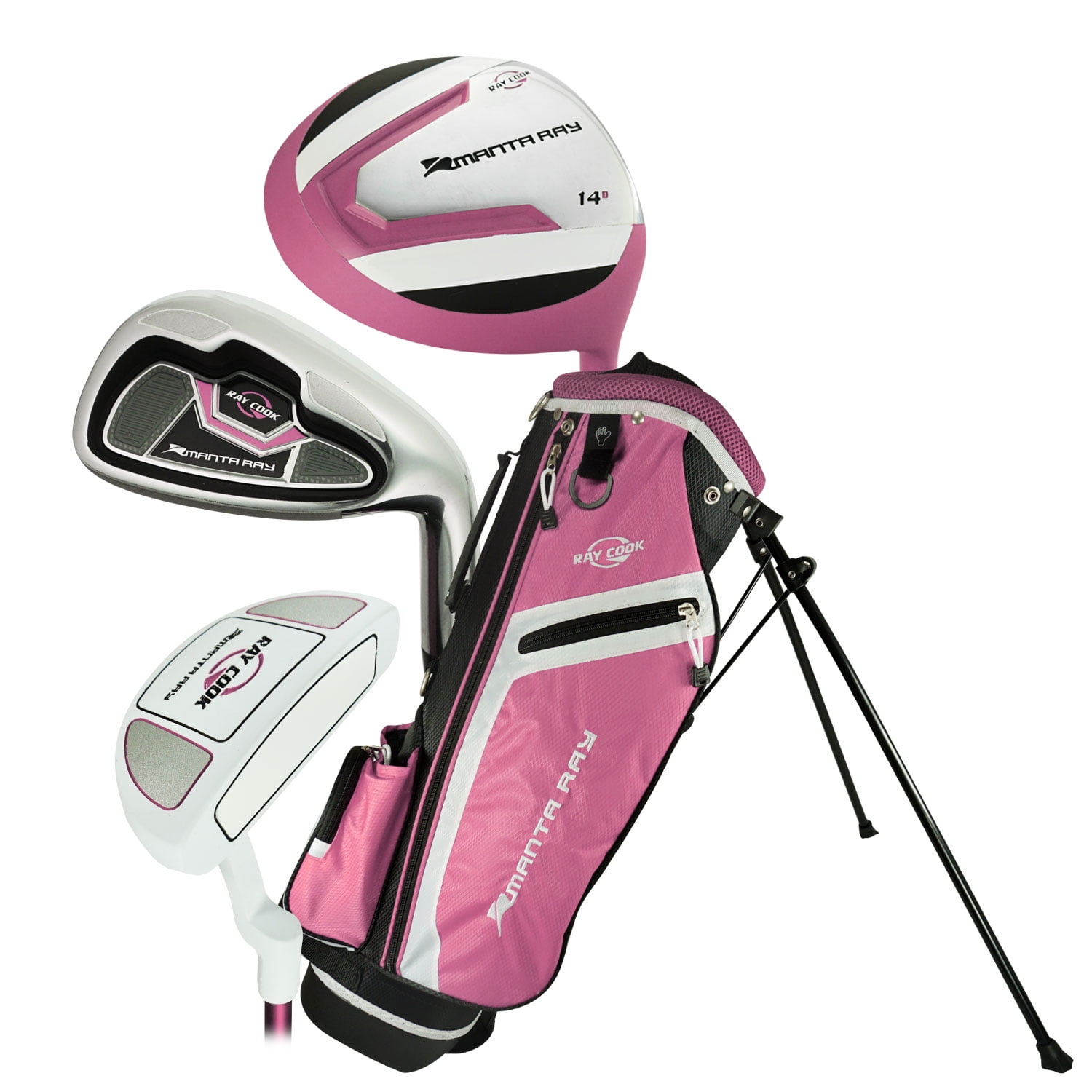 Ray Cook Golf Manta Ray 5 Piece Girls Junior Set With Bag (Ages 3-5 ...