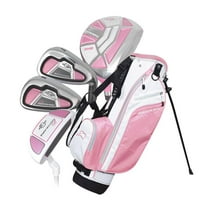 Golf Girl Junior V3 Golf Set for Kids, Pink Clubs and Bag, Ages 8-12 ...