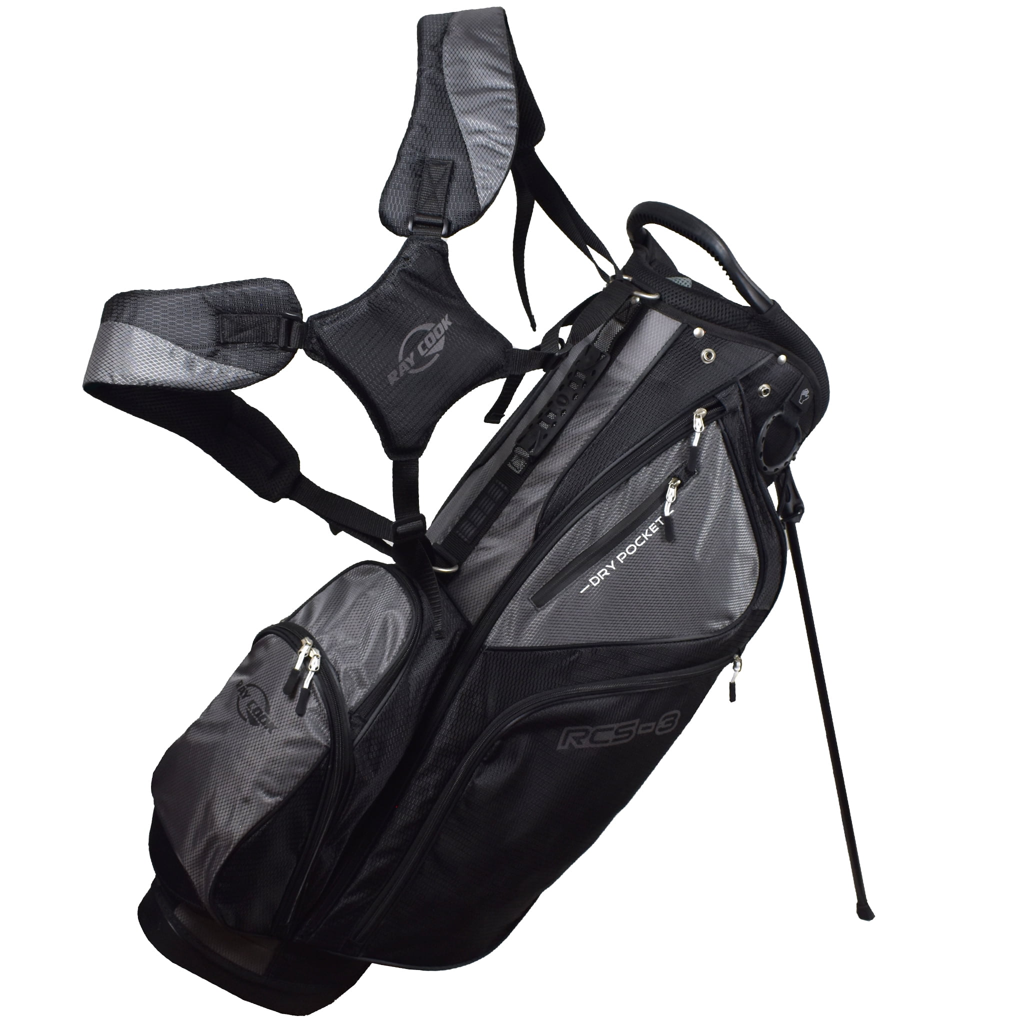 Ray Cook Golf RCS-3 Stand Bag Black/Gray - Walmart.com