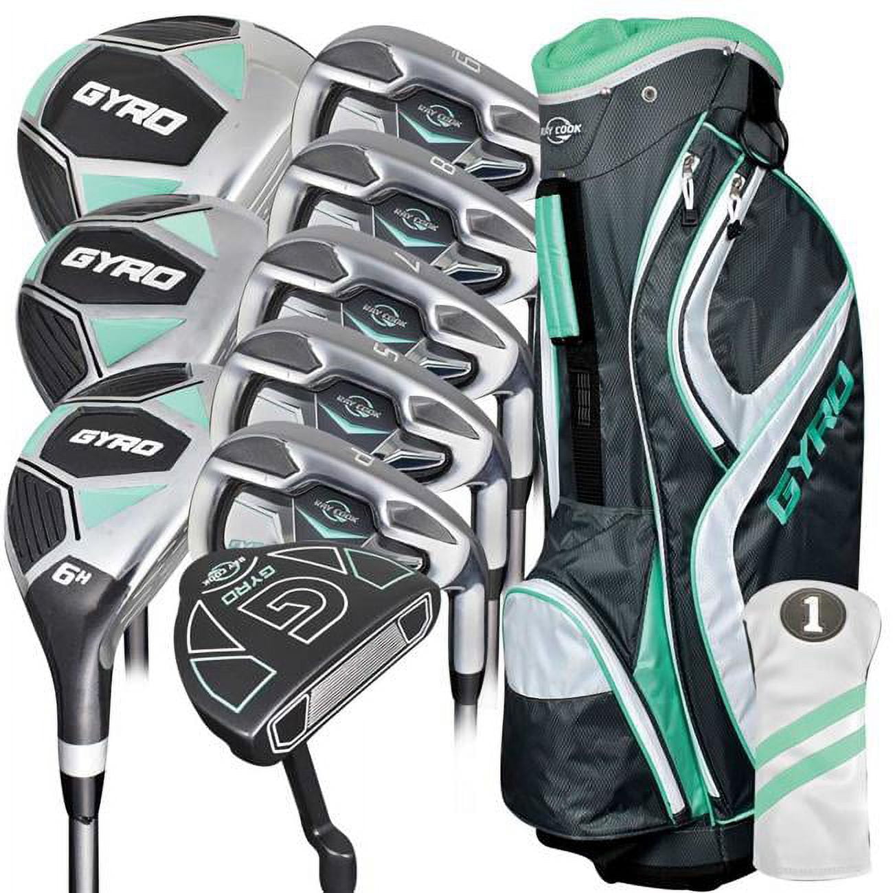Ray Cook Gyro Ladies Graphite Complete Set with Bag Golf - Walmart.com
