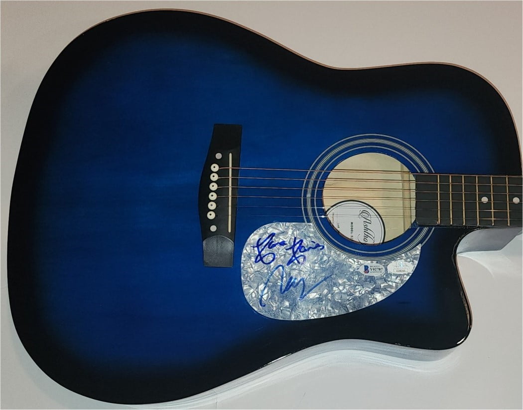 Ray Davies Dave Davies Signed Autographed Acoustic Guitar The Kinks JSA ...