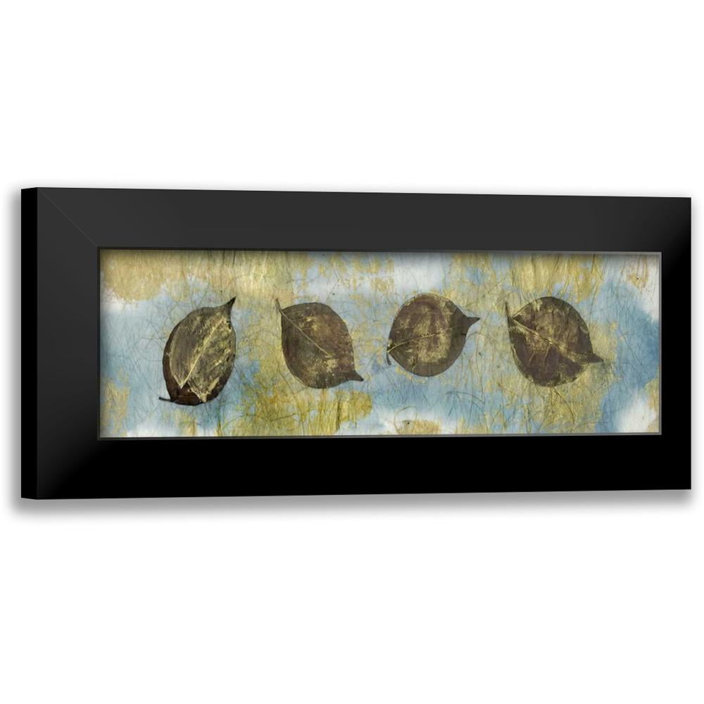Ray, Elena 14x7 Black Modern Framed Museum Art Print Titled - Leaf ...