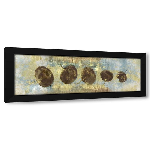 Elena Ray 14x7 Black Modern Wood Framed Wall Art Titled - Leaf Banner ...