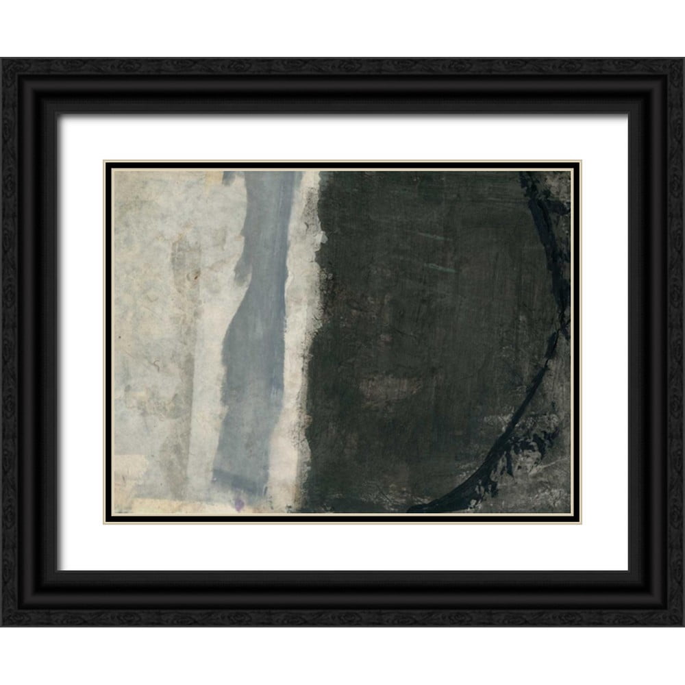 Ray, Elena 24x19 Black Ornate Wood Framed with Double Matting Museum ...