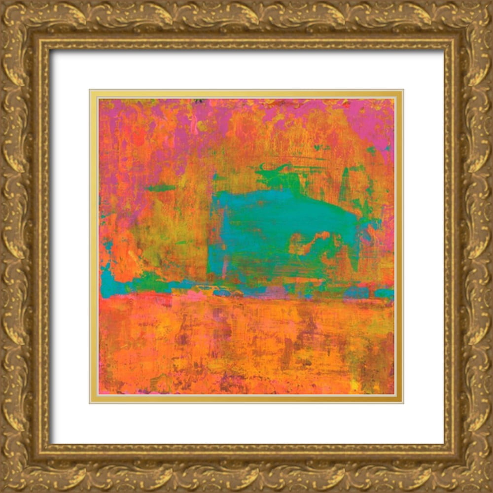 Ray, Elena 26x26 Gold Ornate Wood Framed with Double Matting Museum Art ...