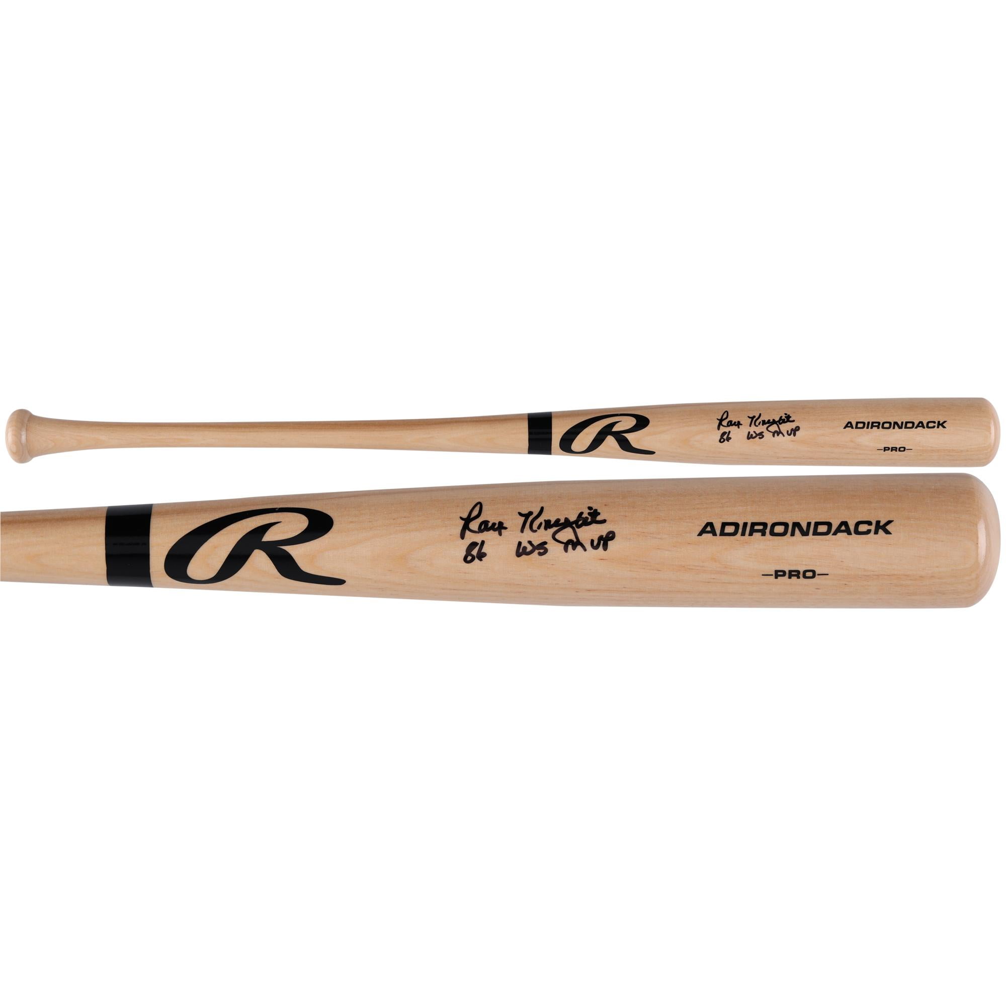 Ray Knight New York Mets Autographed Blonde Rawlings Pro Bat with "86 ...