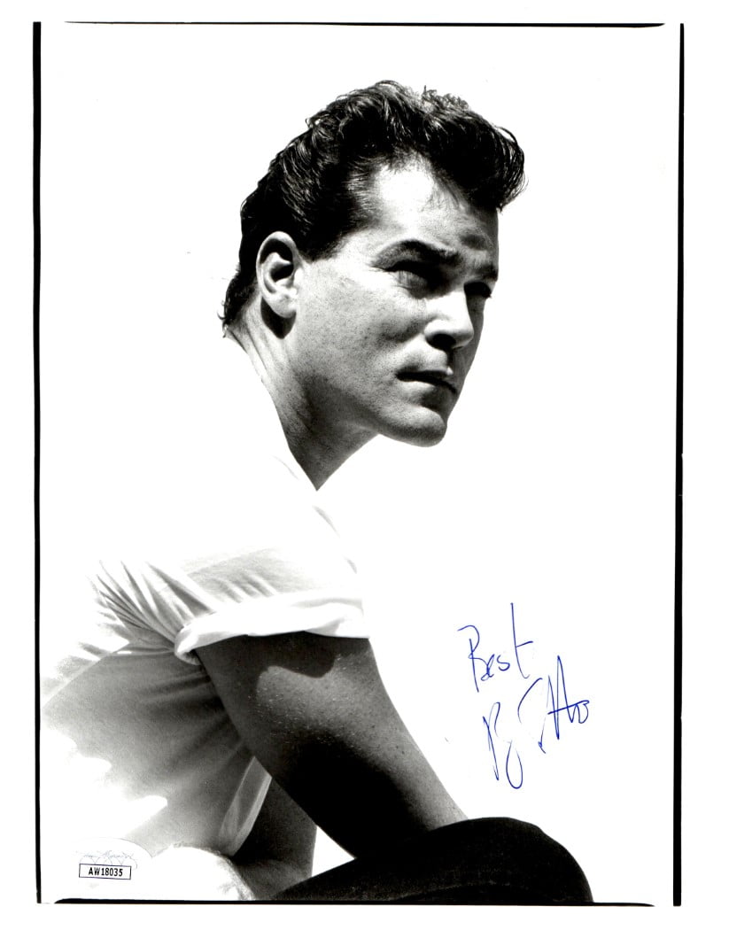 Ray Liotta Signed Autographed 8X10 Photo Goodfellas B/W Pose JSA ...