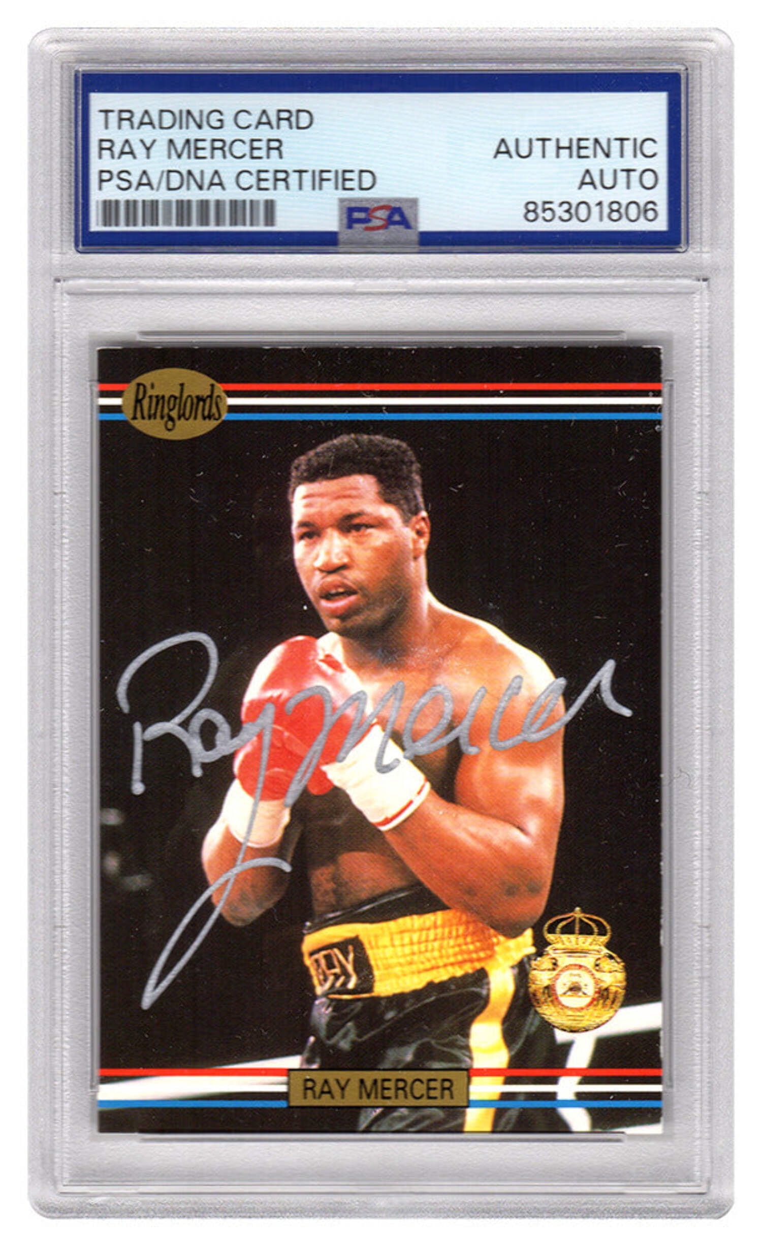 Ray Mercer Signed 1991 Ringlords Boxing Trading Card #13 - (PSA ...