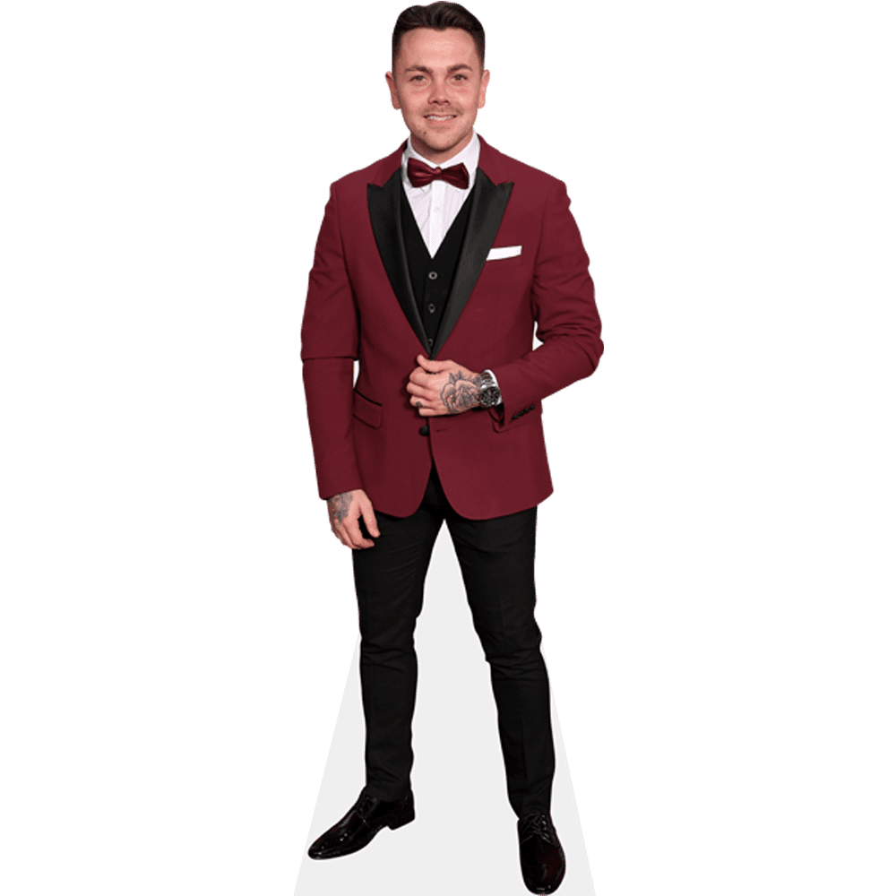 Ray Quinn (Burgundy Suit) Lifesize Cardboard Cutout Standee - Walmart.com