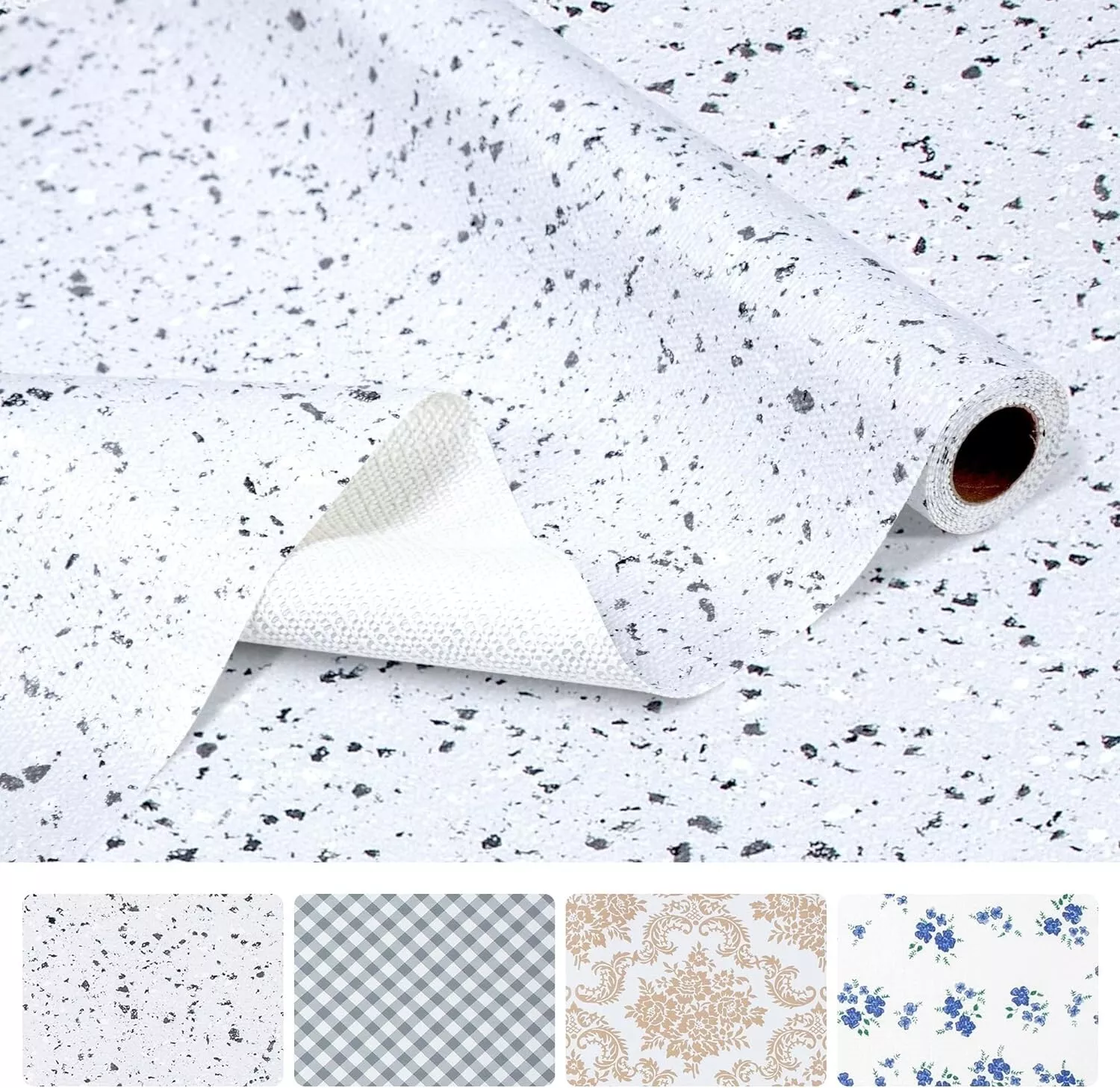 Ray Star 12X120 Inch Shelf Liner For Kitchen Cabinets Gravel - Walmart.com