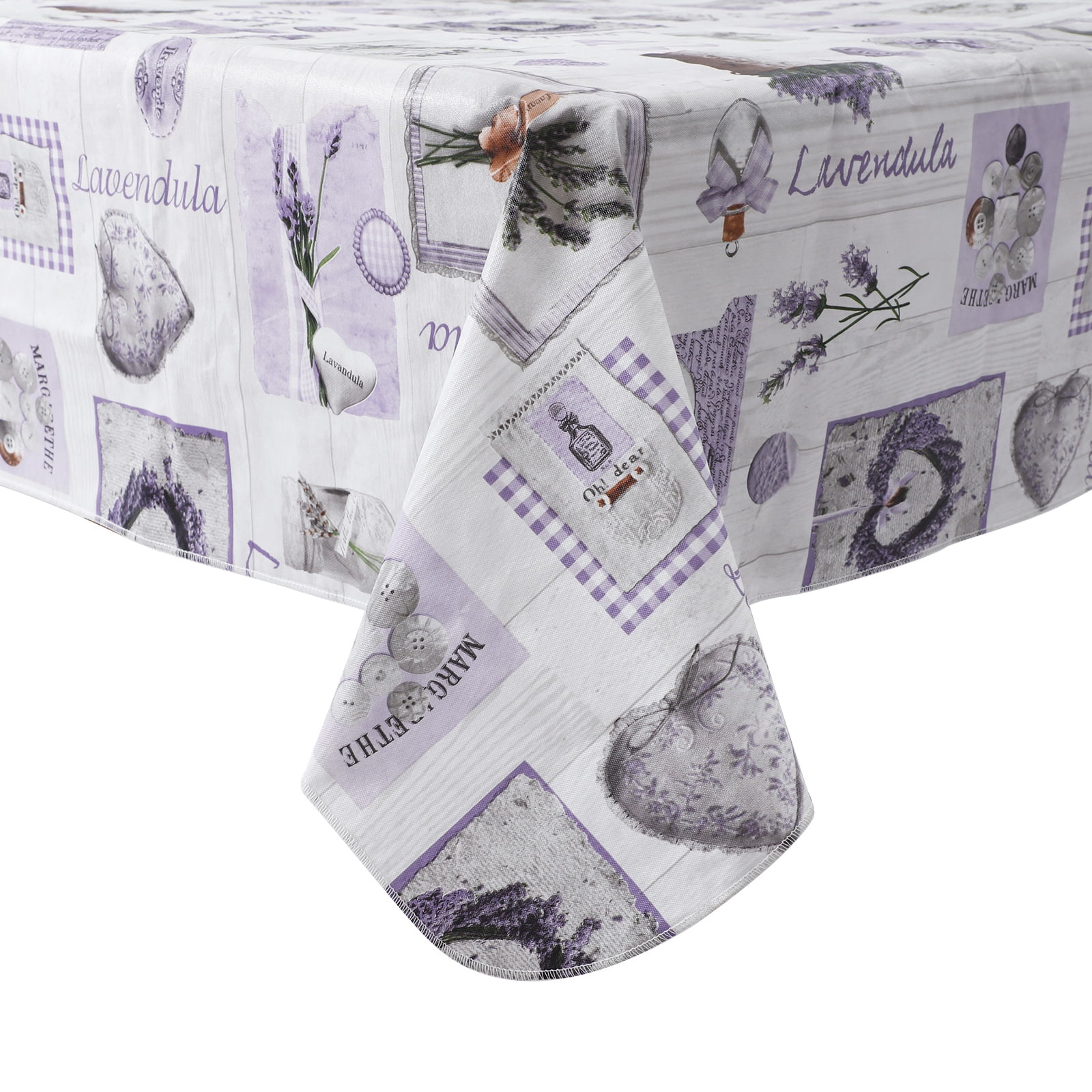 Ray Star 52x90in Christmas Vinyl PVC Tablecloth, 100% Waterproof ...
