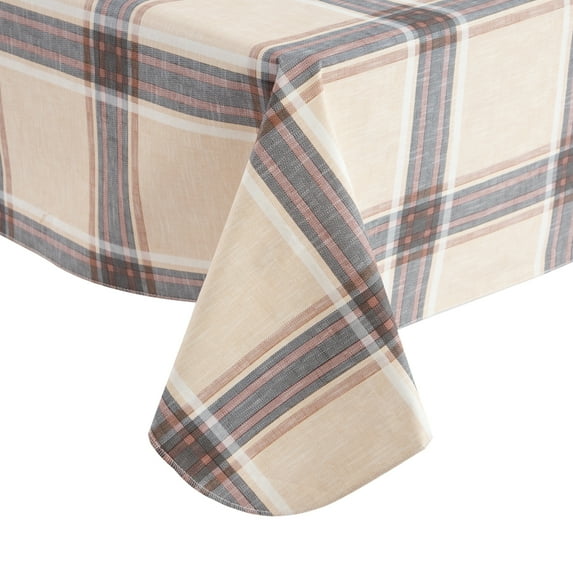 Ray Star 60x84 Thanksgiving Vinyl Flannel Back Tablecloth Fall Harvest ...