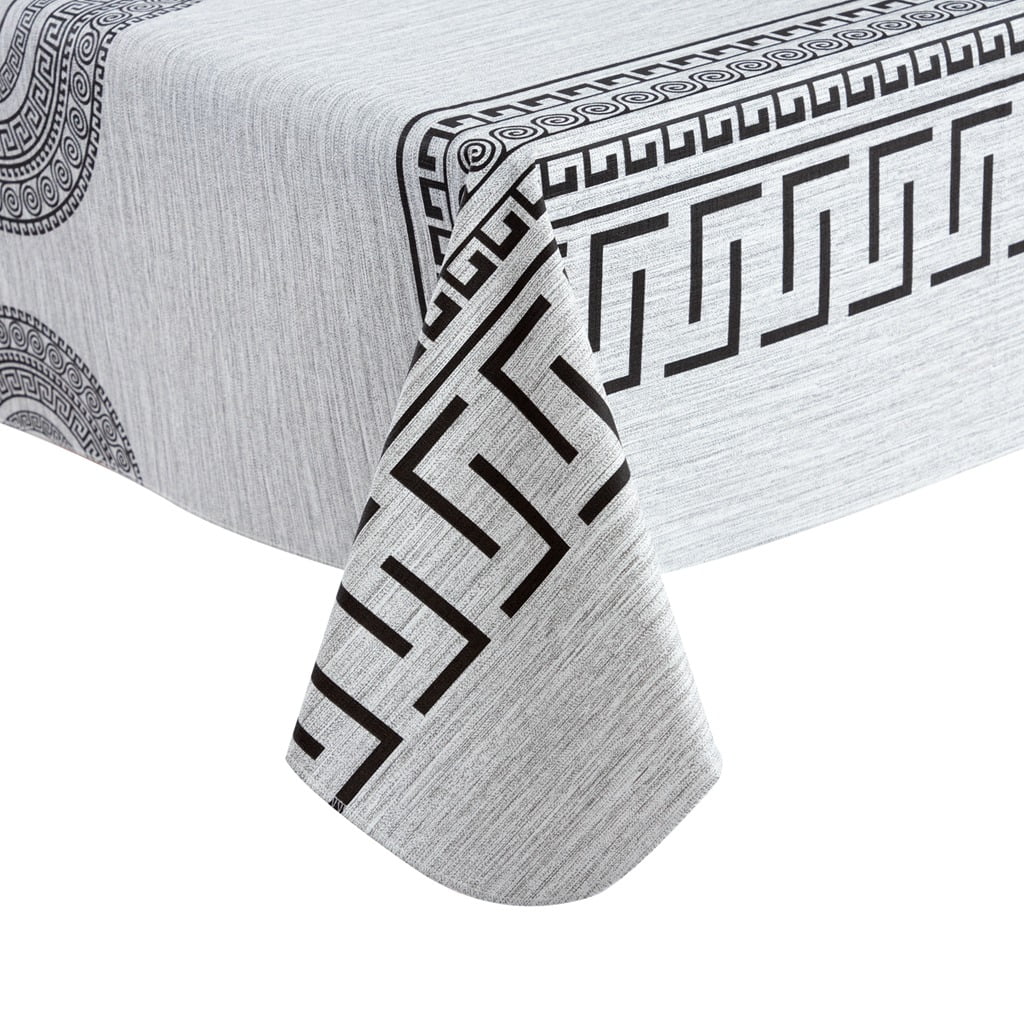 Ray Star 60x84 Vinyl Tablecloth with Flannel Backing,Plastic Waterproof ...