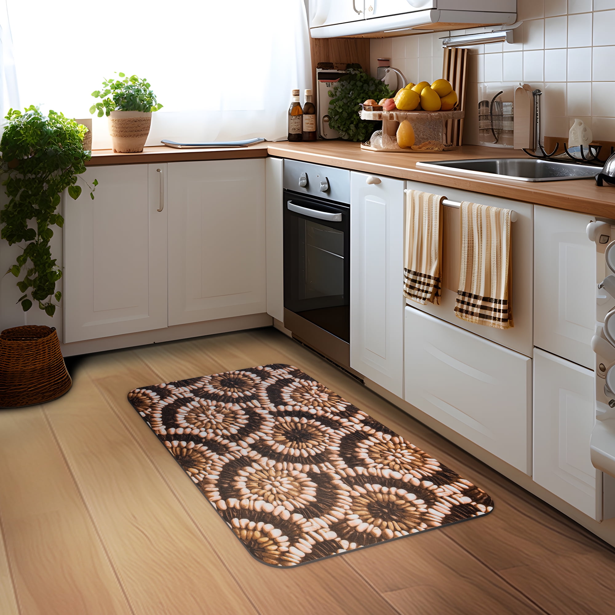 Kitchen Mat 20x31.5 - Anti-Fatigue PVC Cushioned Rug - Walmart.com