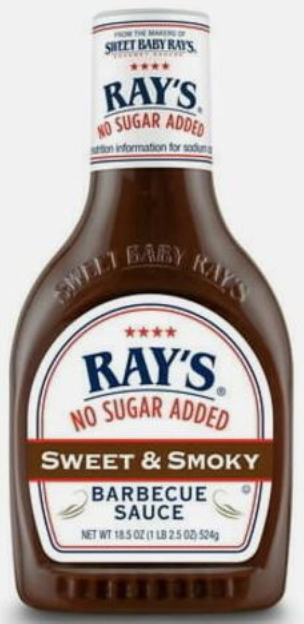Sweet Baby Ray's Sweet and Smoky Hickory Barbecue Sauce, 18.5 oz, Pack ...