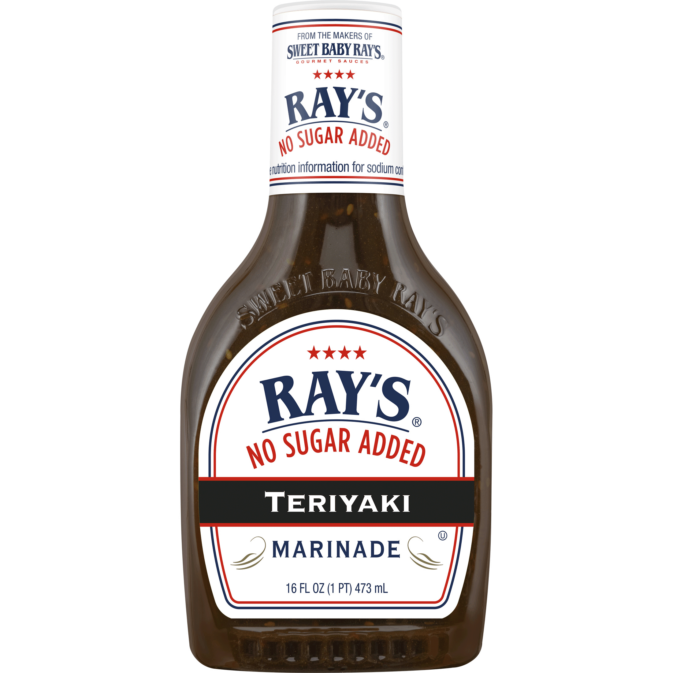 Sweet Baby Ray's Keto-Friendly No Sugar Added Teriyaki Marinade, 16 fl ...