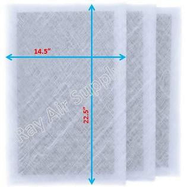 RAYAIR SUPPLY 16x25 Fiberglass Change Replacement Filter Pads for Air ...