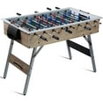RayChee 48" Folding Foosball Table, Foldable Space Saving Table Soccer ...