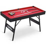 Free Shipping! Miniyam 5.5ft Folding Pool Table, Portable Billiards ...
