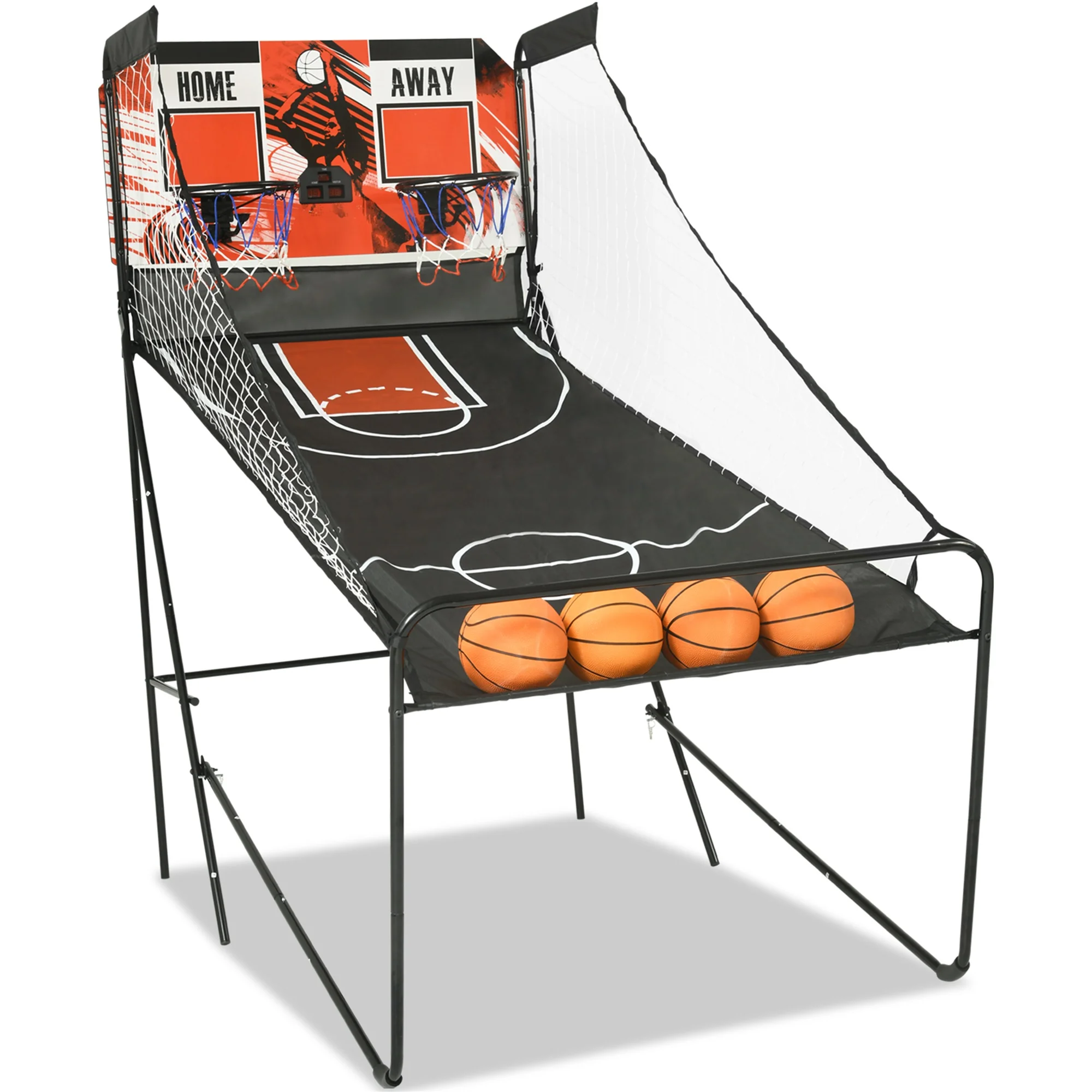 RayChee Foldable Basketball Arcade Game, Indoor Basketball Hoop Arcade ...