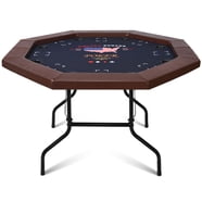 AVAWING 9-Players Poker Table, 82" Game Table w/ Dealer Position ...