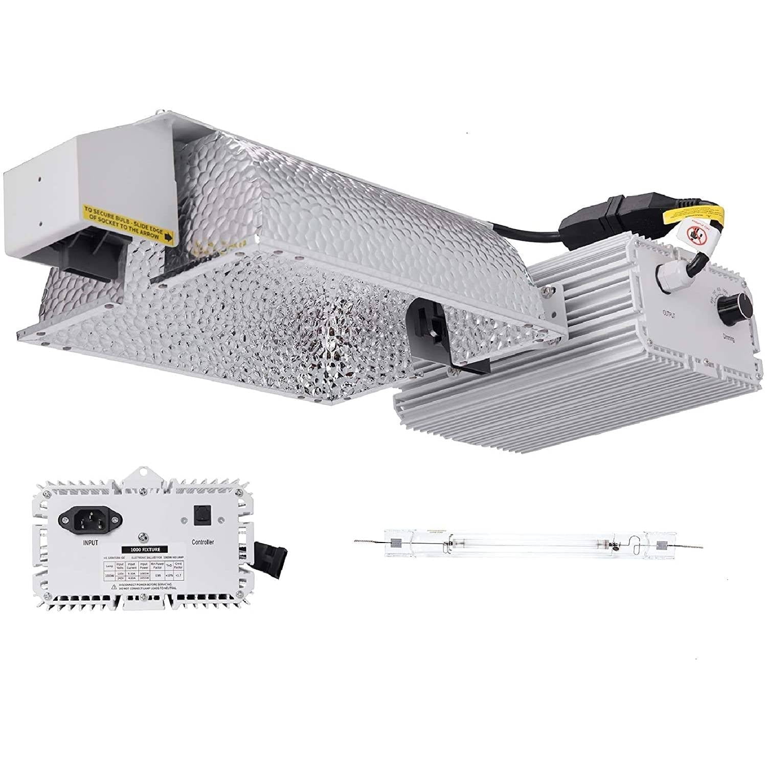RayLux 1000 Watt DE Double Ended HID Grow Light System Kit with ...