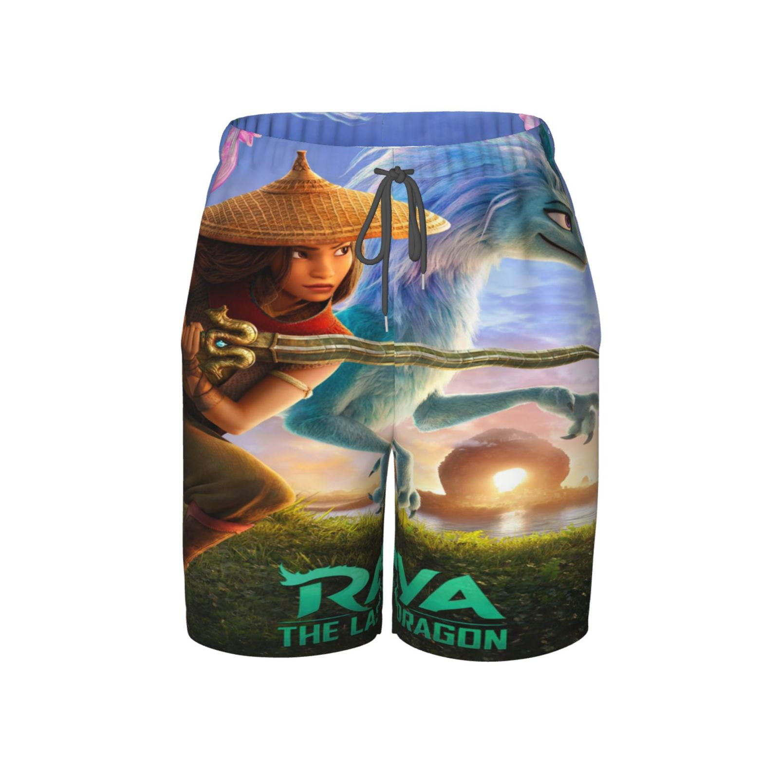 Raya and the Last Dra-go Swim Trunks for Boys Beach Short with ...