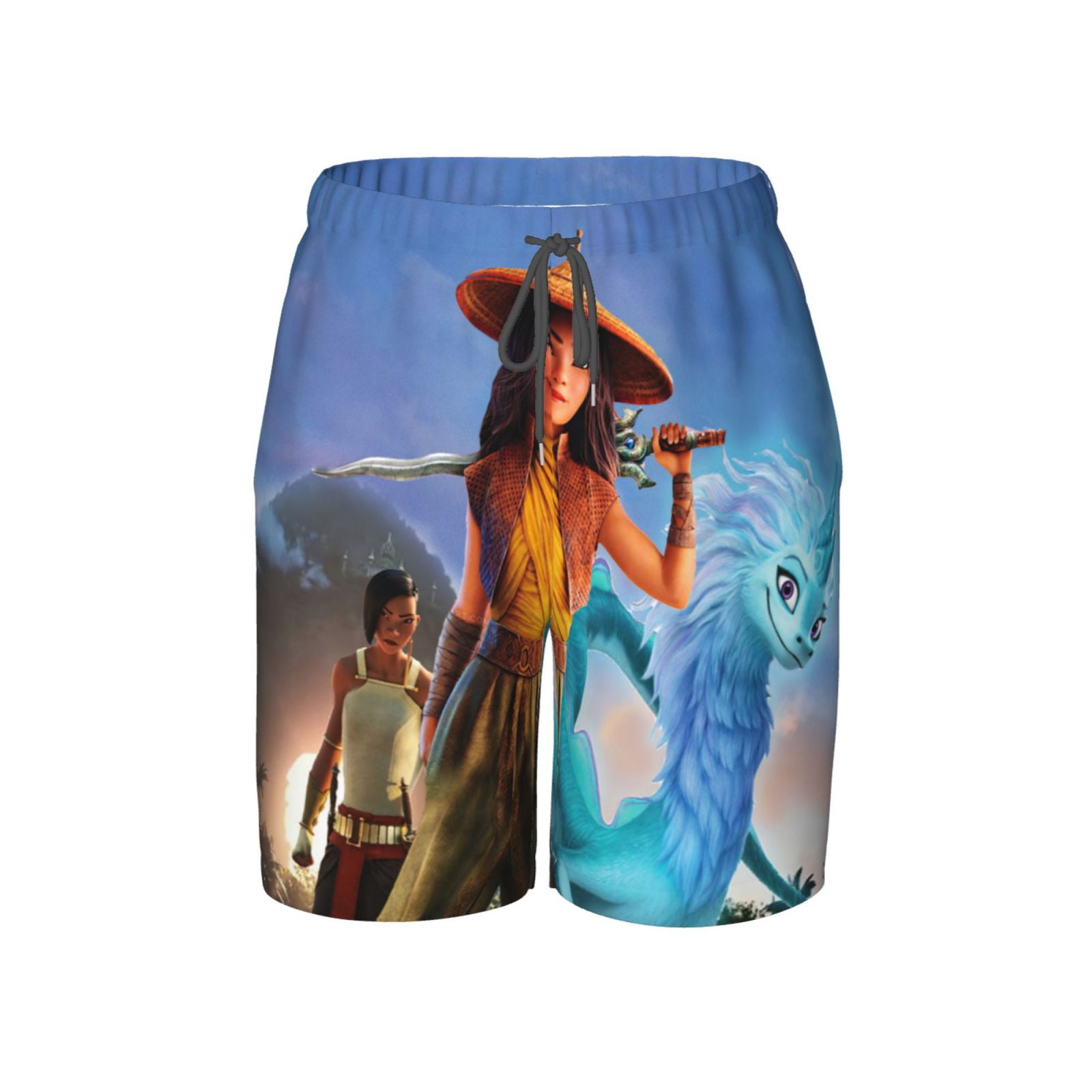 Raya and the Last Dra-go Swim Trunks for Boys Beach Short with ...