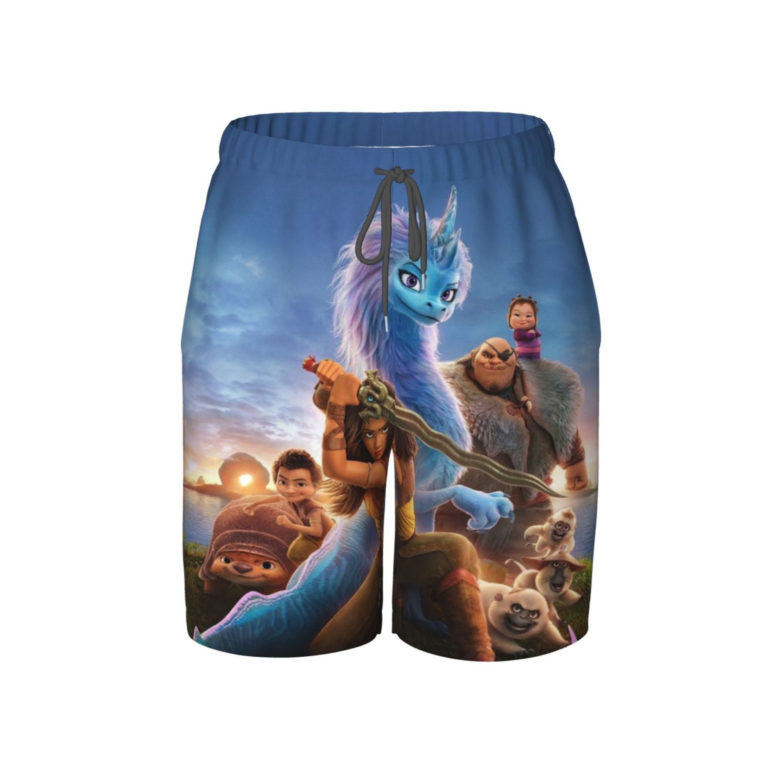 Raya and the Last Dra-go Swim Trunks for Boys Beach Short with ...