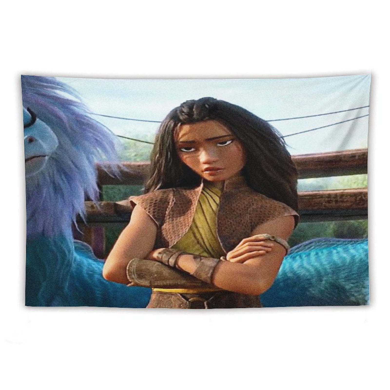 Raya And The Last Dragon Tapestry Gift Wall Hanging Backdrop for Room ...