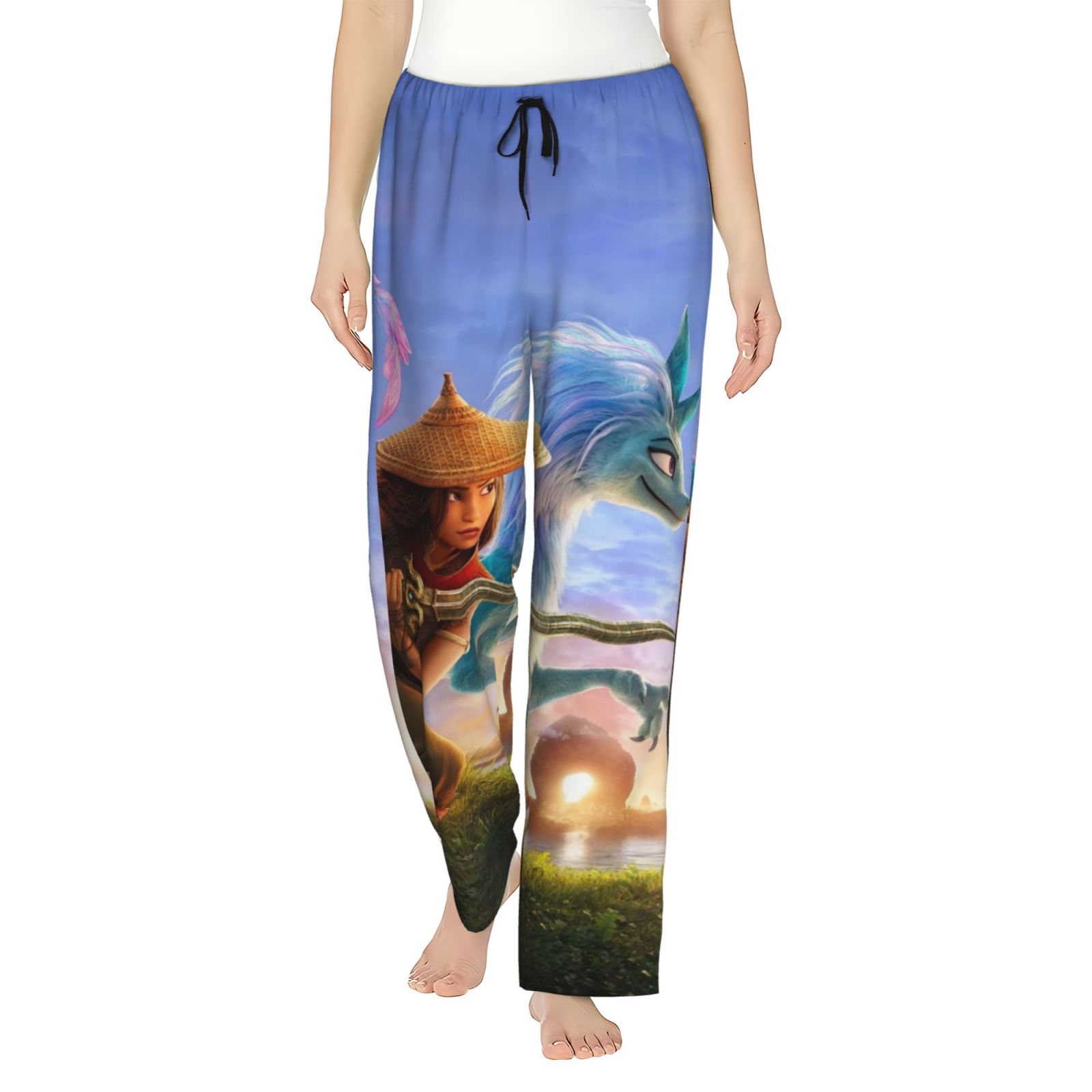 Raya And The Last Dragon Women's Pajama Pants Comfy All Over Print ...