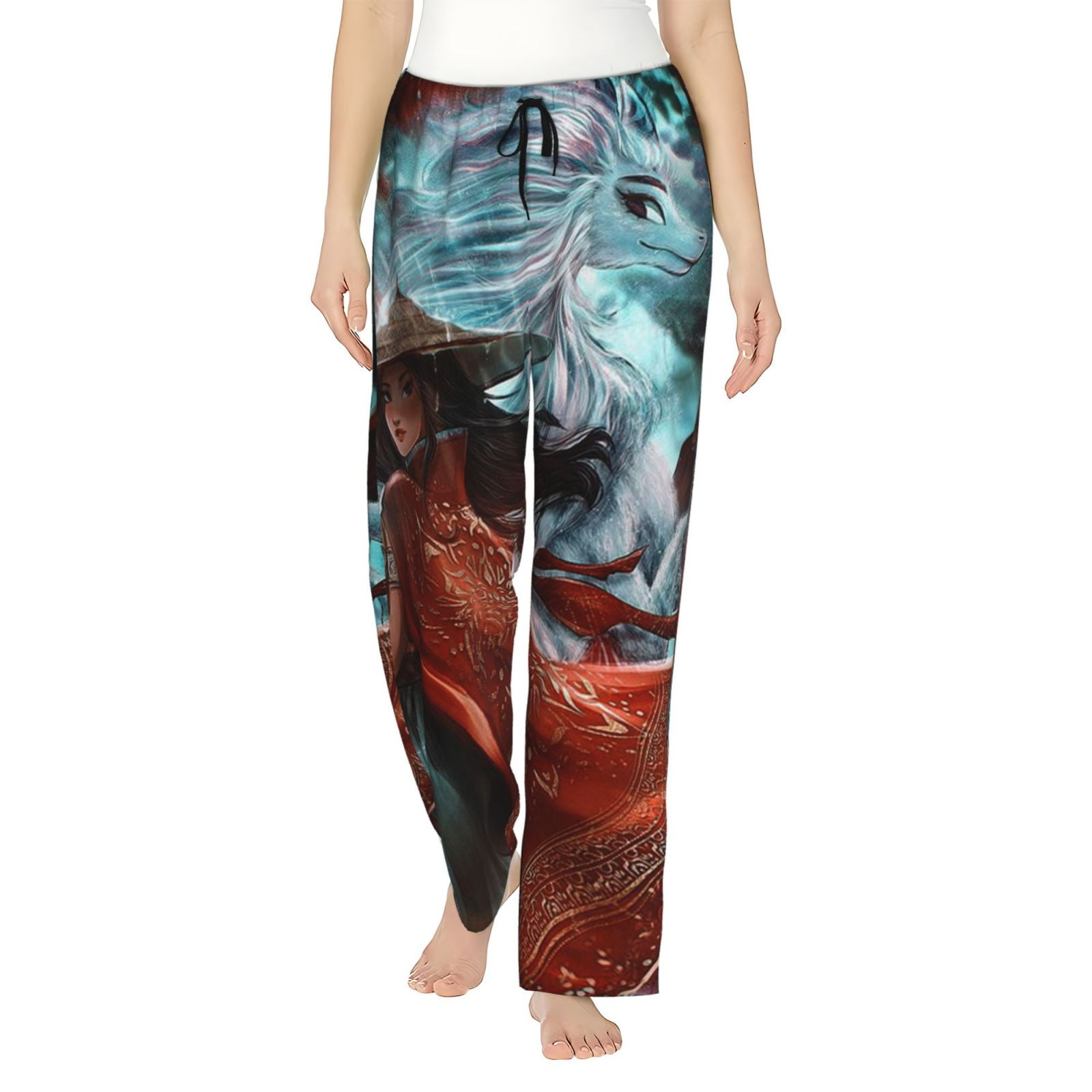 Raya And The Last Dragon Women's Pajama Pants Comfy All Over Print ...