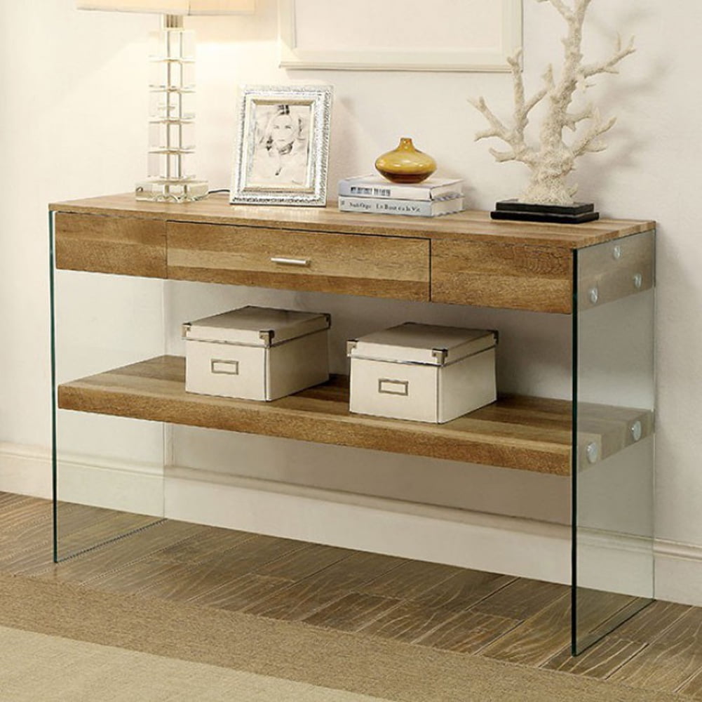 Raya Contemporary Sofa Table - Walmart.com