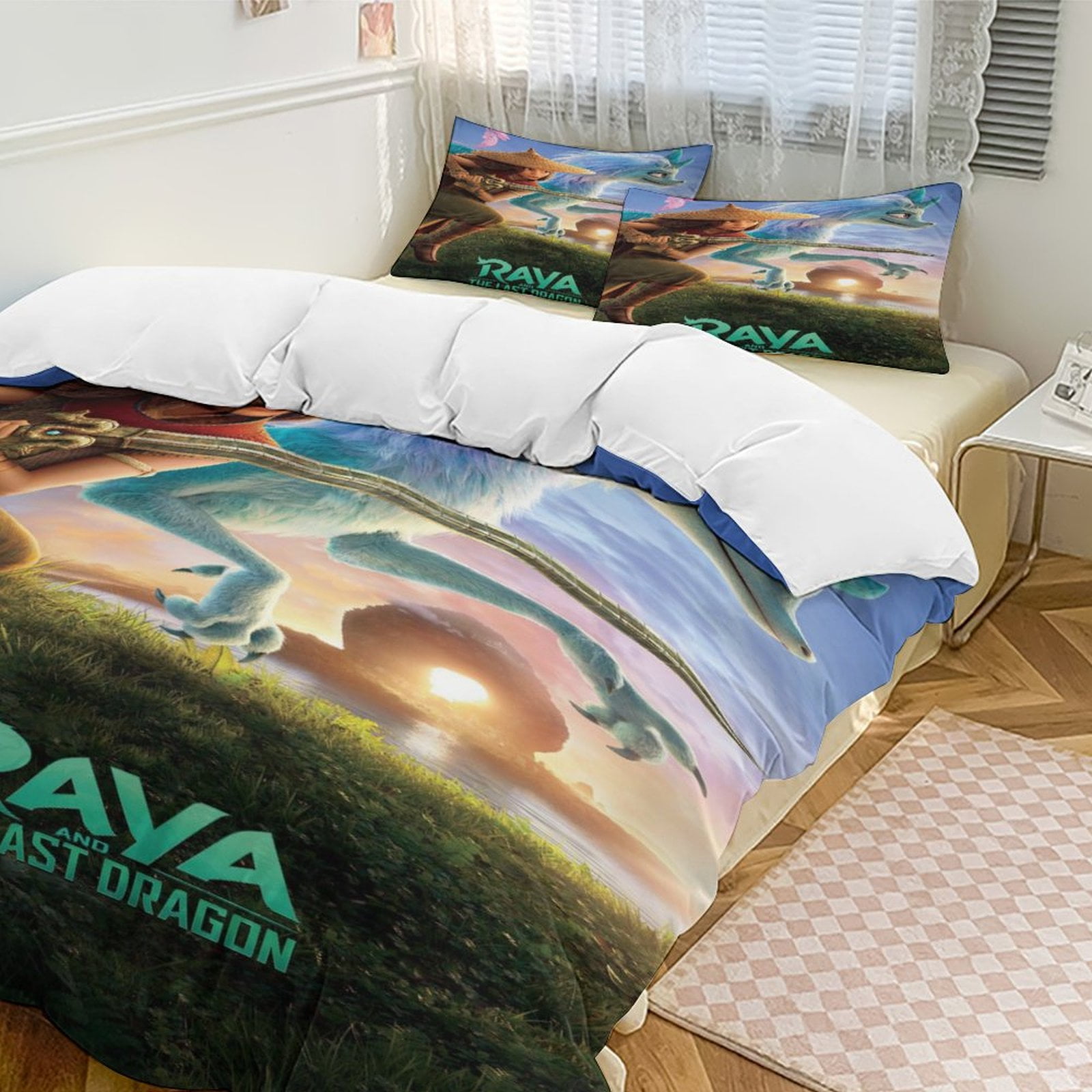 Raya and Last Drago 3 Piece Comforter Bedding 1 Set Super Soft Quilt ...