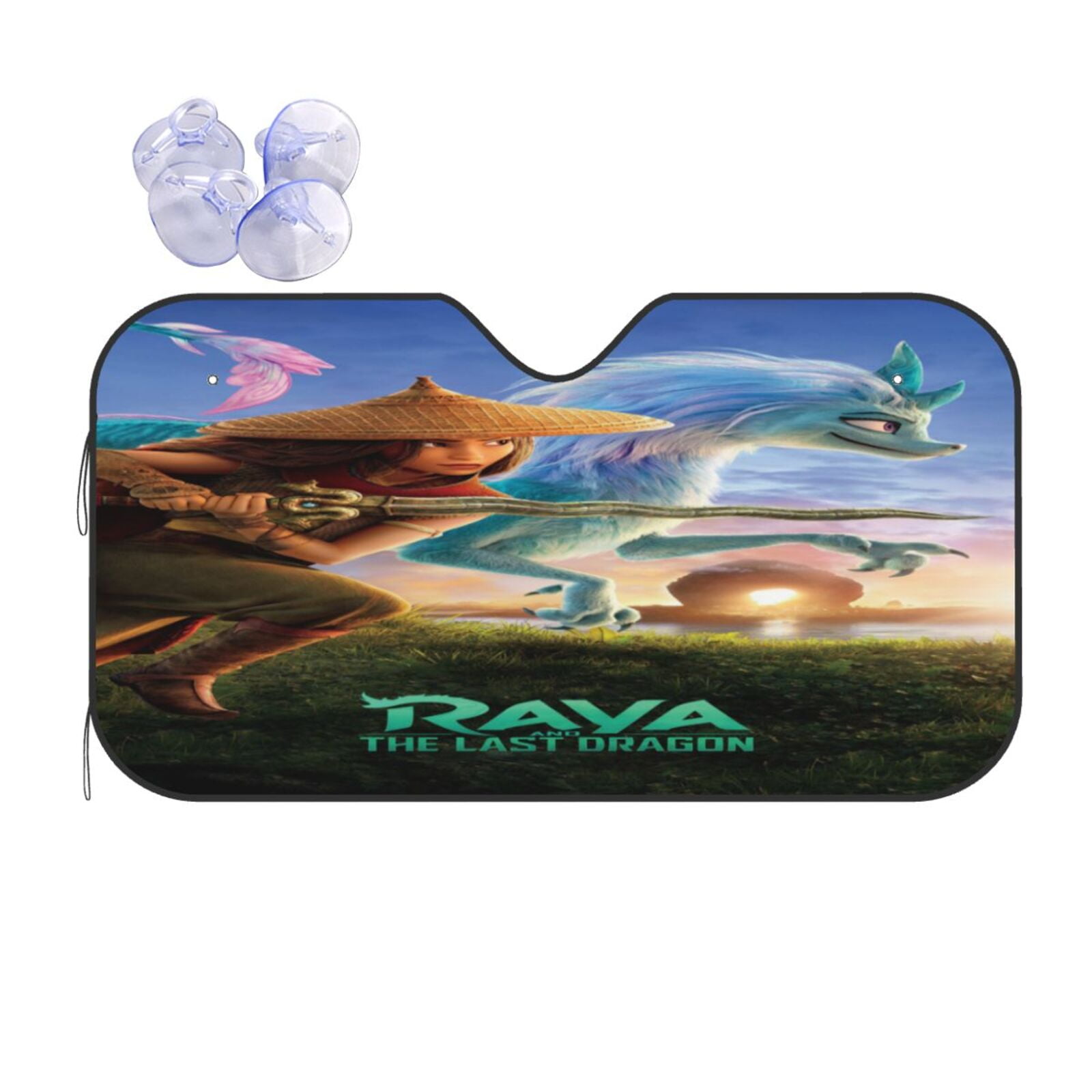 Raya and the Last Dra-go Car Windshield Sunshade Front Window Sun ...