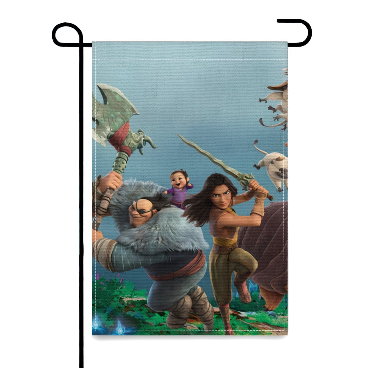 Raya and the Last Dragon Personalized Garden Flag Custom Double Sided ...