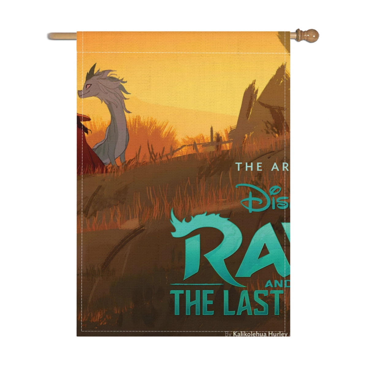 Raya and the Last Dragon Personalized Garden Flag Custom Double Sided ...