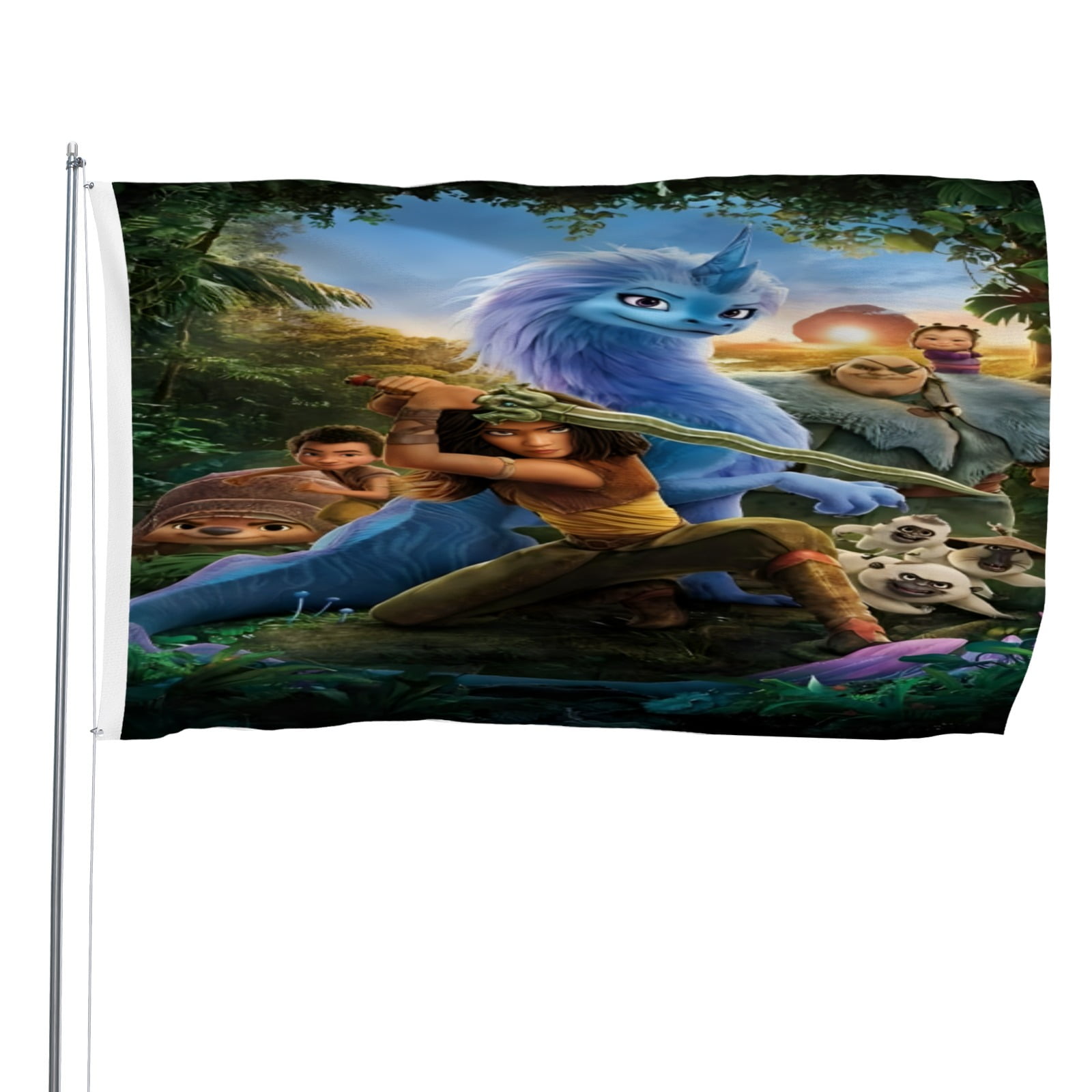 Raya and the Last Dragon flag perfect for outdoor decoration, can be ...