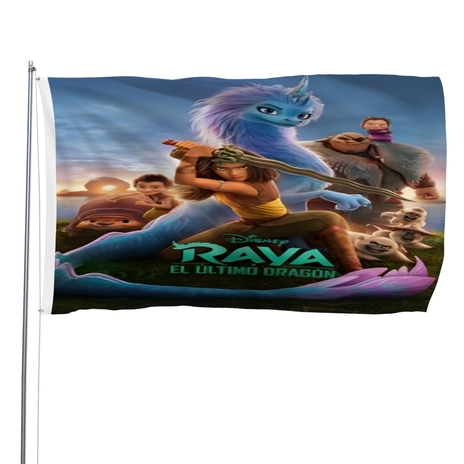 Raya and the Last Dragon flag perfect for outdoor decoration, can be ...
