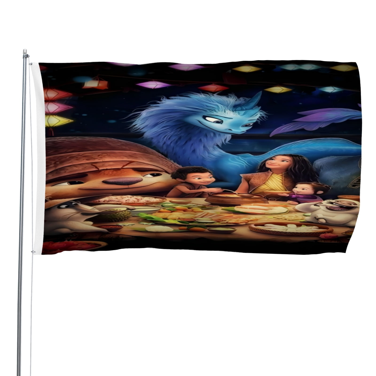 Raya and the Last Dragon flag perfect for outdoor decoration, can be ...