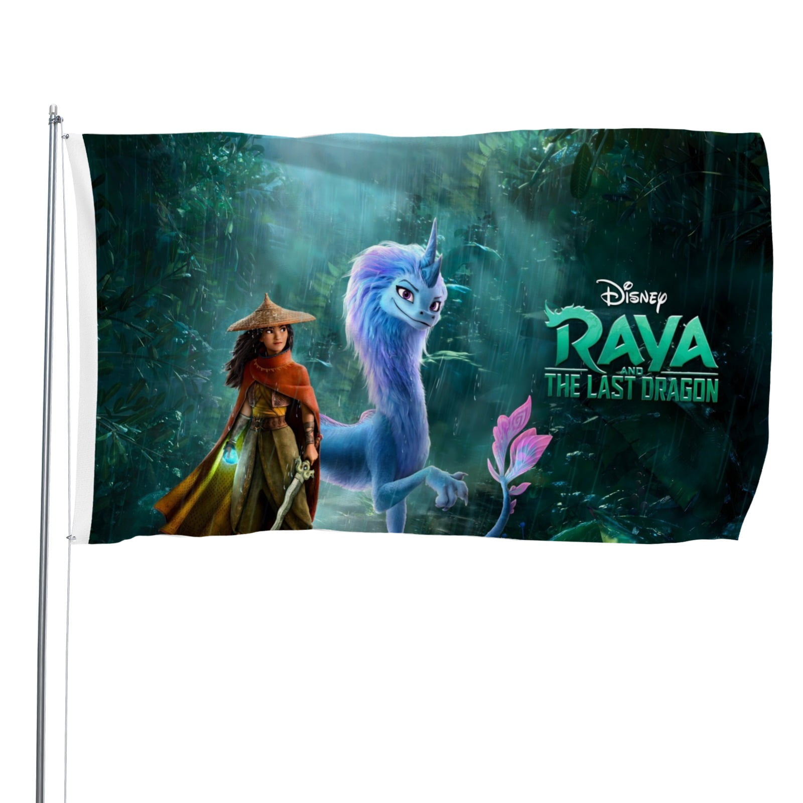 Raya and the Last Dragon-themed Printed Flag Perfect gift for fans ...