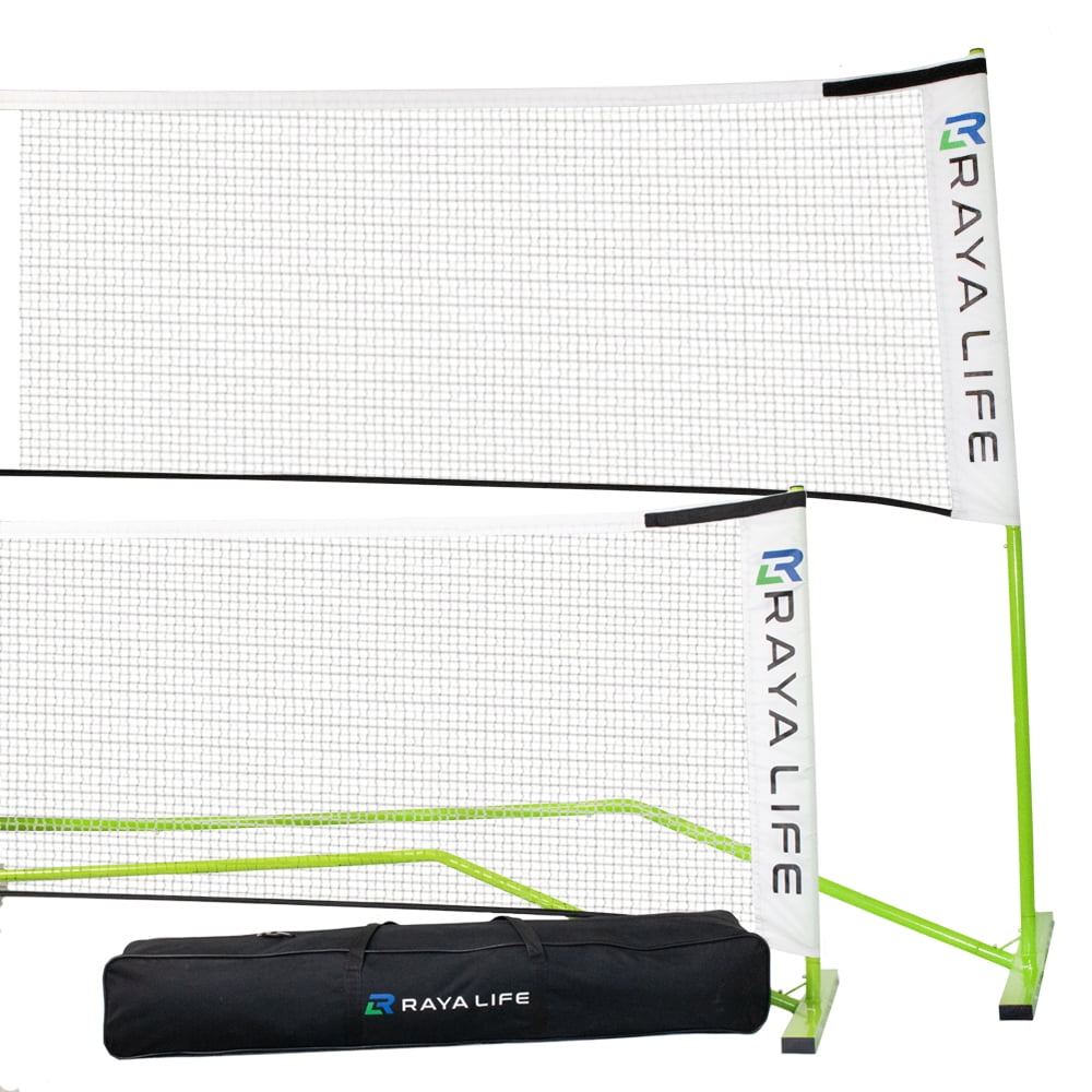 Pickleball & Badminton Net Official Length 22ft x 3ft – Portable Indoor ...