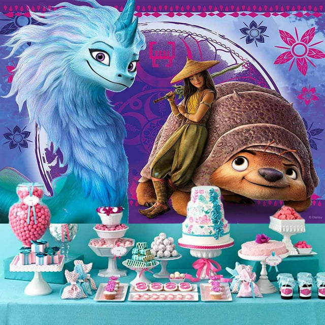 Raya and the Last Dragon Backdrop Banner Party Supplies Poster Movie ...