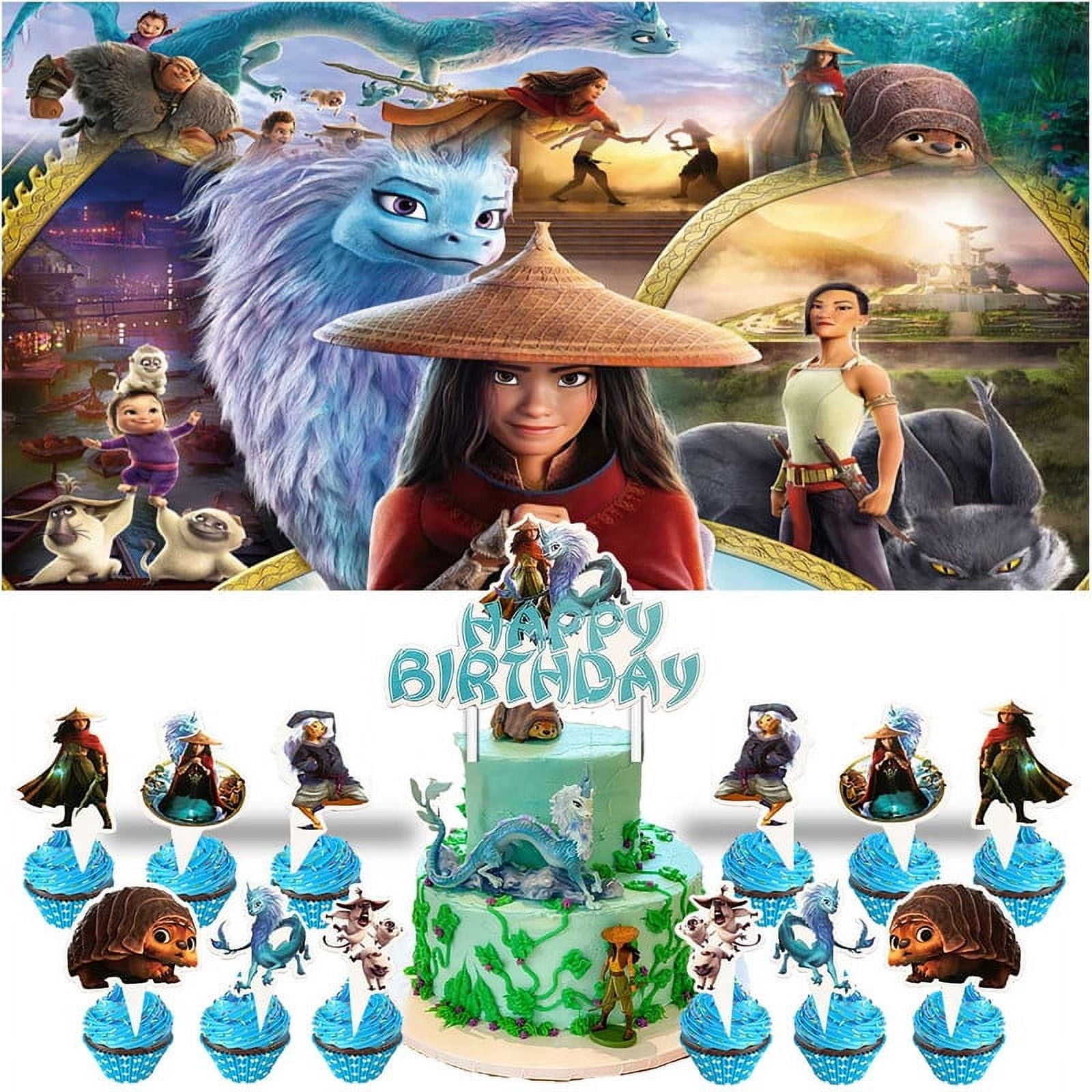 Raya and the Last Dragon Birthday Supplies Plates Decorations Decor ...