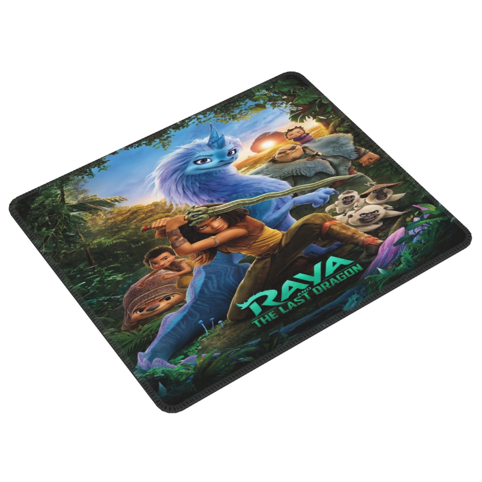 Raya and Last Drago Mousepad Rectangle Cartoon Printed Non-Slip Rubber ...