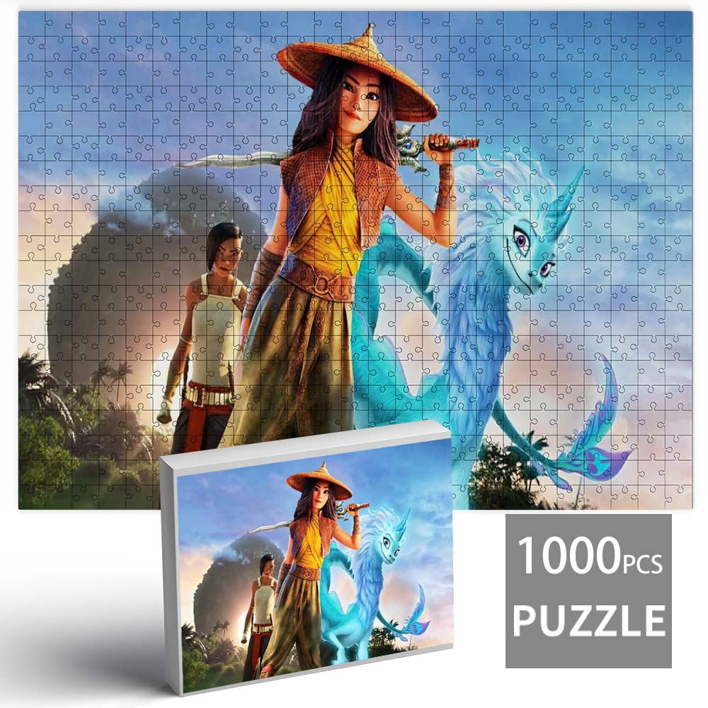 Raya and the Last Dragon Puzzles for Adults Jigsaw 1000 Pieces Teens ...
