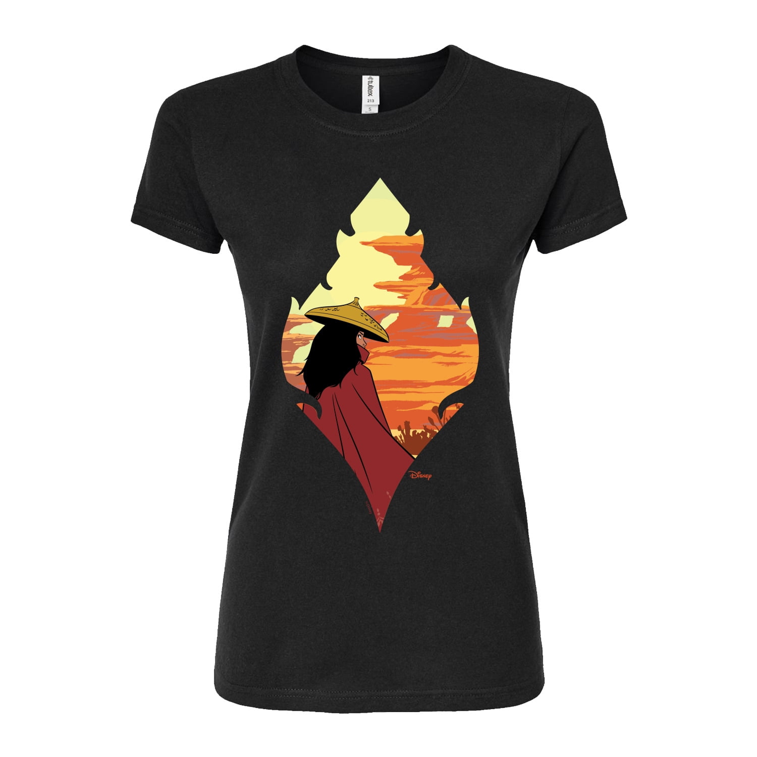 Raya and the Last Dragon - Raya Silhouette - Juniors Fitted Graphic T ...